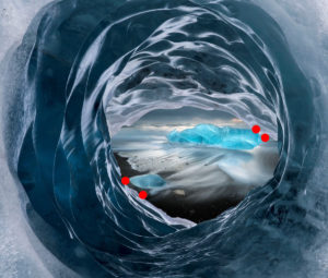 Creation Of Ice Hole - Luminous Landscape